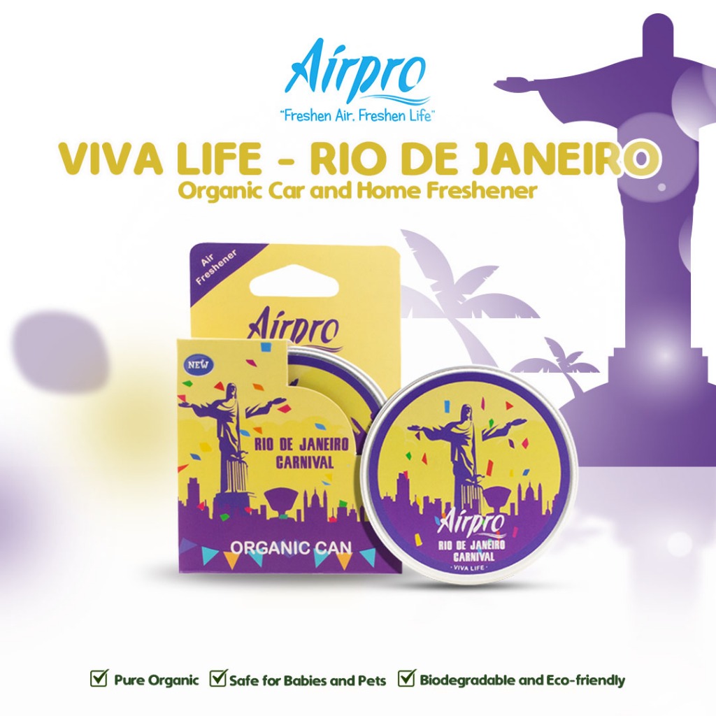 Airpro Rio De Janeiro Vivalife Series Car and Home Freshener Fragrance ...