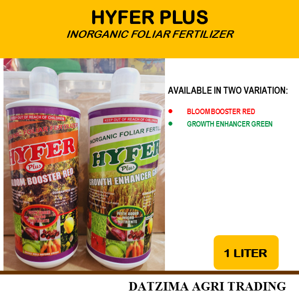 HYFER PLUS INORGANIC FOLIAR FERTILIZER 1LITER | Shopee Philippines