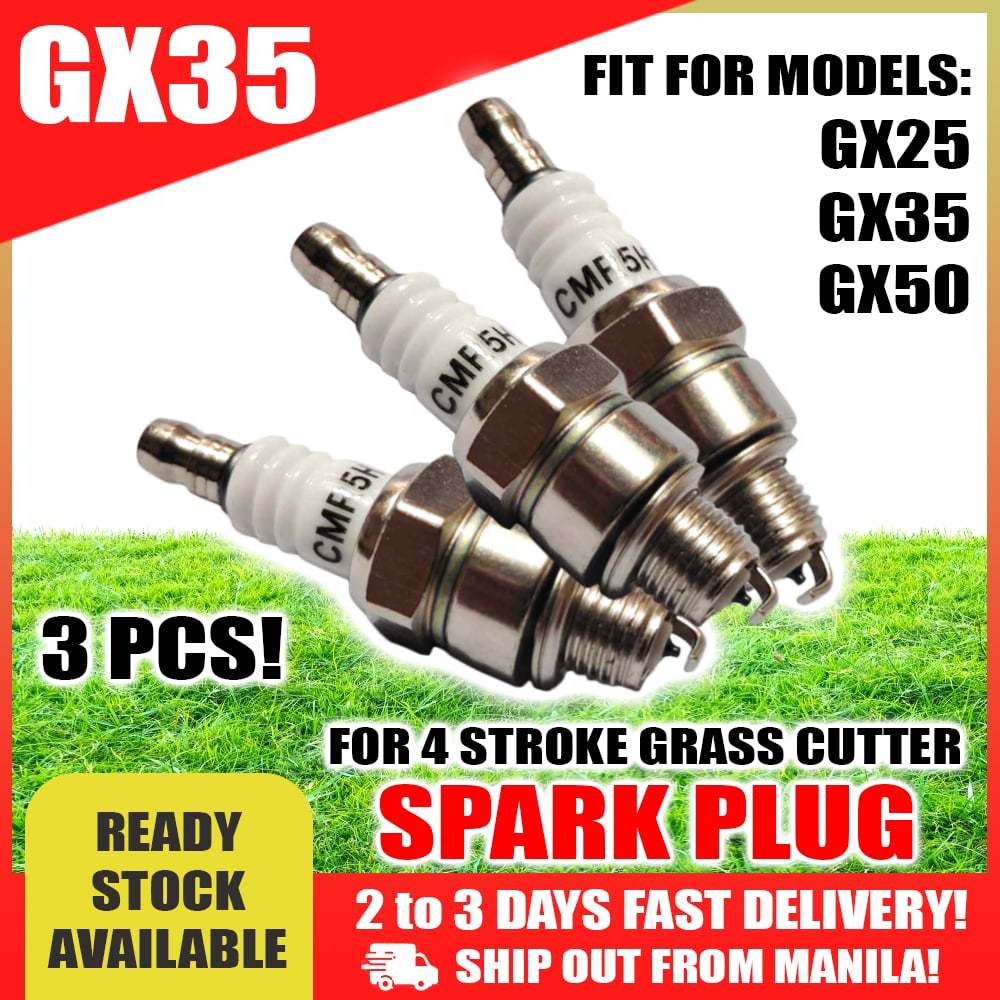 Spark Plug CMR5H for GX25, GX35, GX50, UMK35 4-Stroke Grass Cutter ...