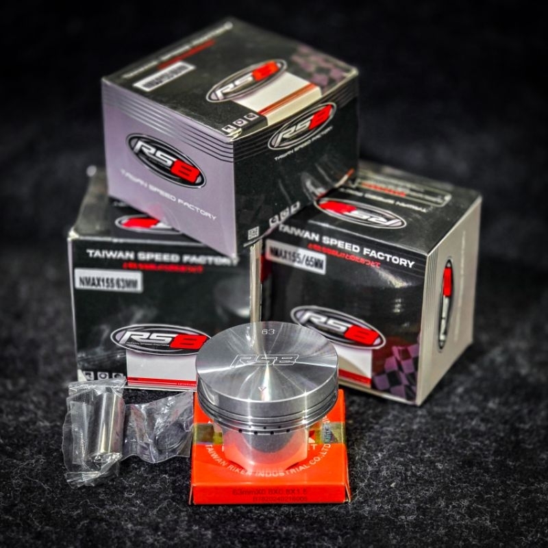 RS8 Forged Piston Kit [Blank] 63MM / 65MM / 66MM (Aerox/Nmax V1 V2 ...