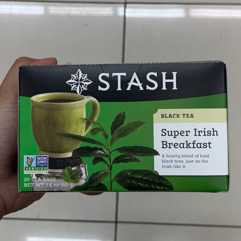 STASH BLACK-TEA SUPER IRISH BREAKFAST 20 TEA BAGS 40g | Shopee Philippines