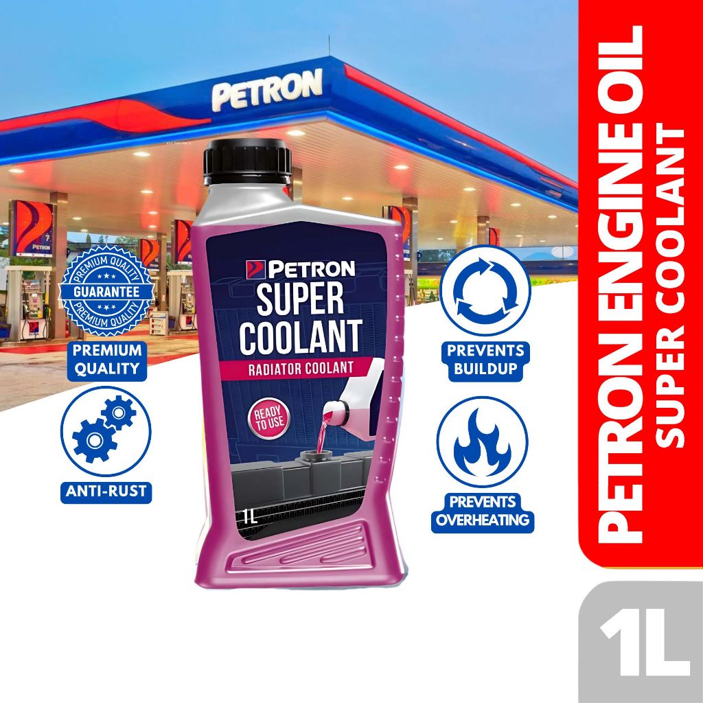 Petron Super Coolant 1L - Pink & Green | Prevents Rust, Overheating ...