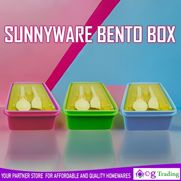 SUNNY WARE 2- COMPARTMENTS LUNCHBOX | Shopee Philippines