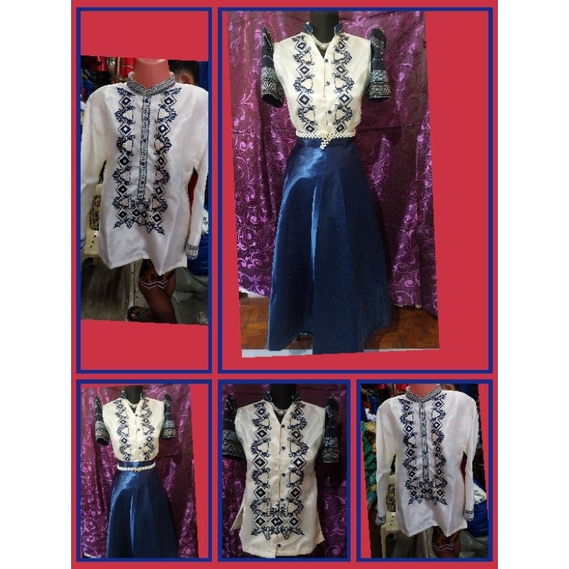 BARONG/BLOUSE MODERN FILIPINIANA | Shopee Philippines