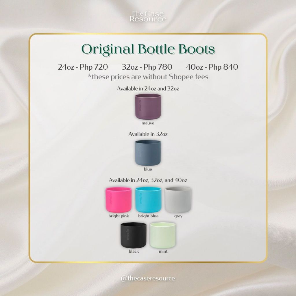 Owala Silicone Boots (24oz/32oz/40oz) For Owala Water Bottles FreeSip ...