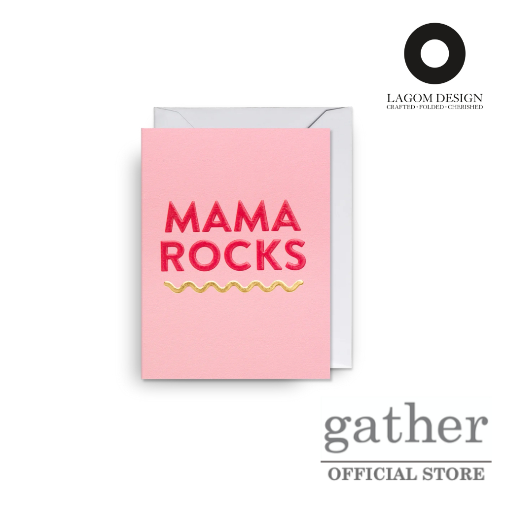 Lagom Mini Card- MAMA ROCKS (4834) | Shopee Philippines