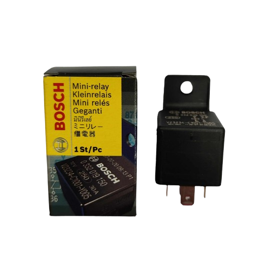 Bosch Mini-Relay 12V-150 - 30A 5 pin | Shopee Philippines