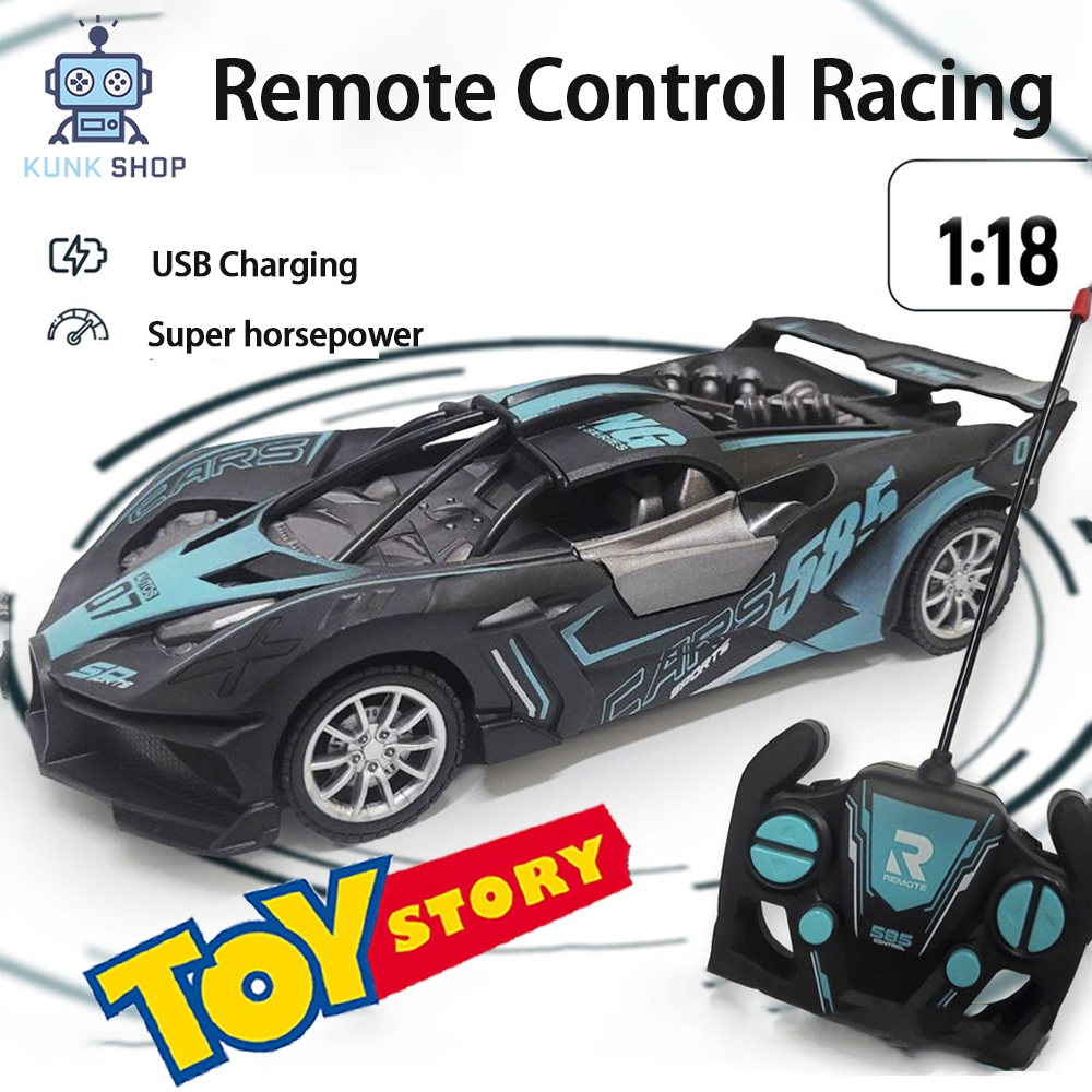 Remote Control Car Rechargeable Racing Rc Car Toy Children's 1:20 Model ...