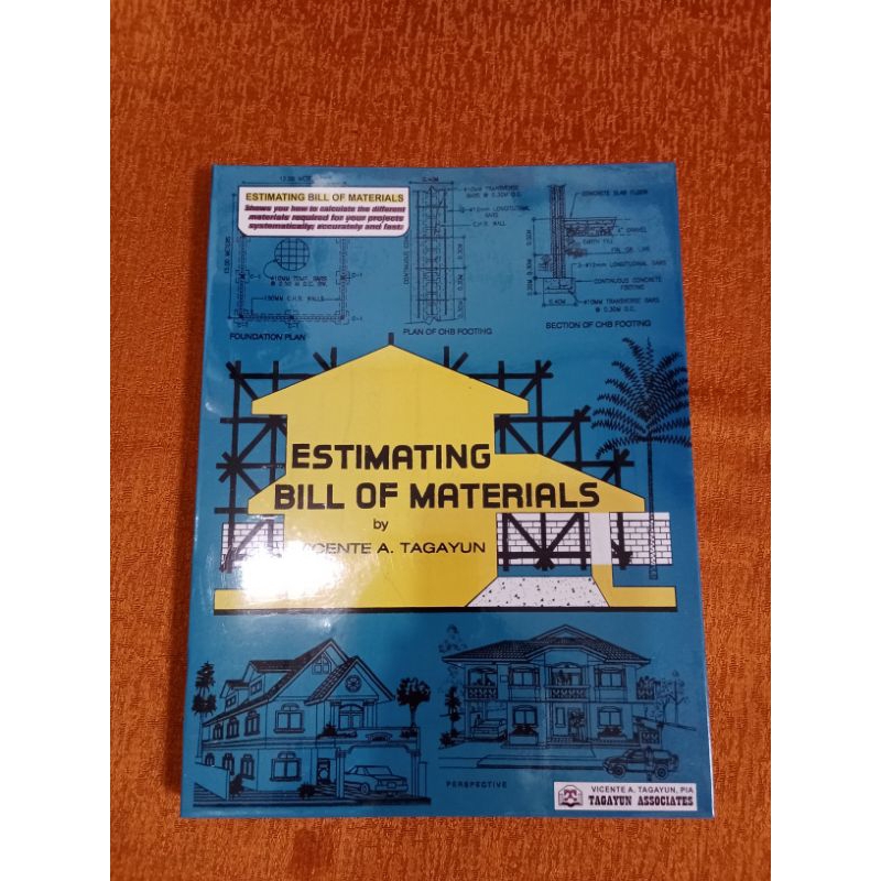 Estimating Bill of Materials by Vicente A. Tagayun | Shopee Philippines
