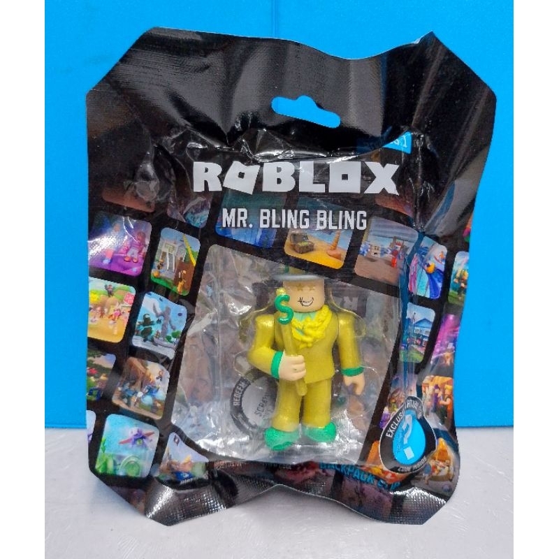 Roblox Series 1 Mr. Bling Bling Backpack Clip (Includes: Virtual Item ...