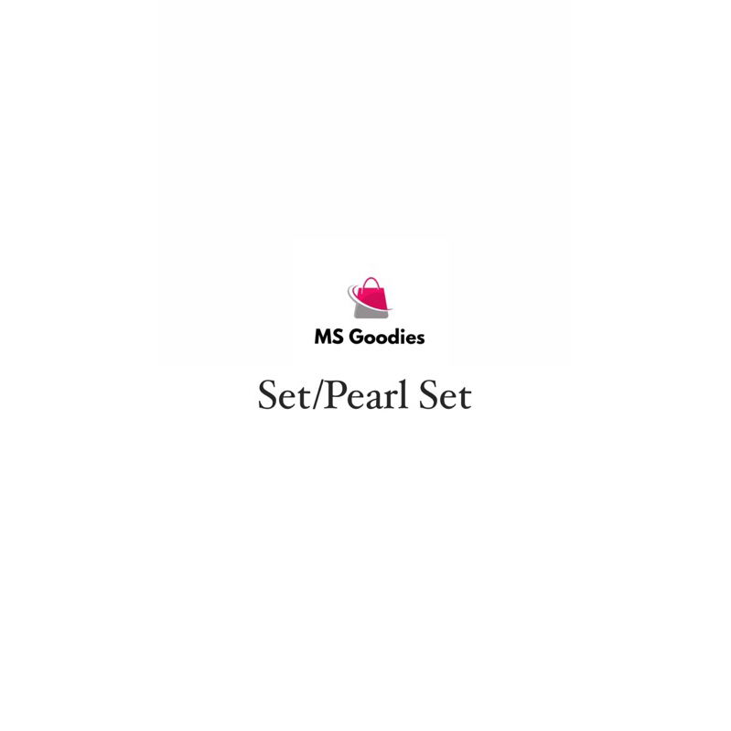 Ms Goodies Set/Pearl Set | Shopee Philippines