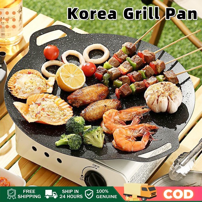 Maifan Stone grill pan non stick Korean BBQ samgyupsal Tray Outdoor ...