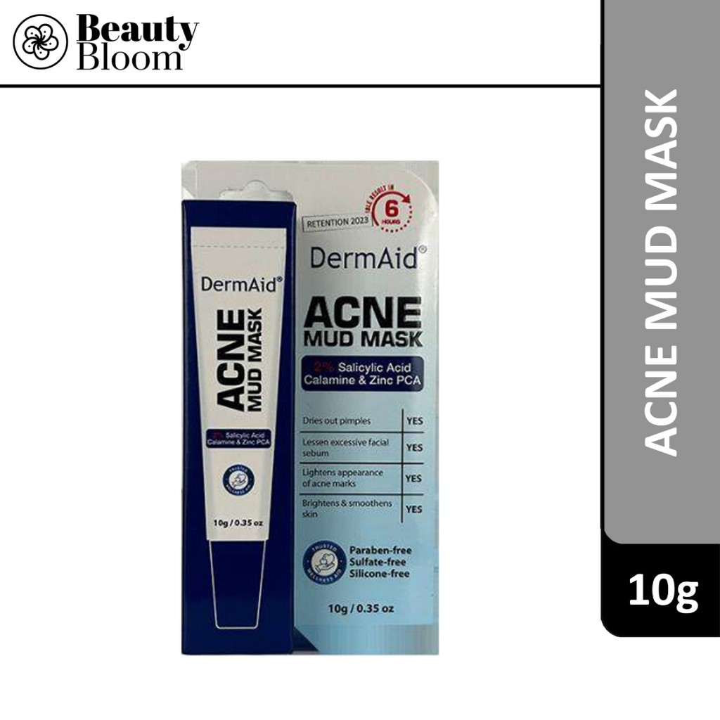 Dermaid Acne Mud Mask - 10g | Shopee Philippines