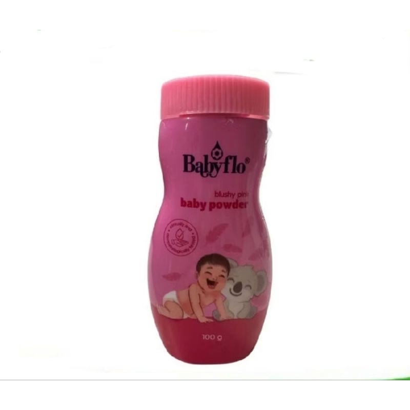 BABYFLO BLUSHY PINK BABY POWDER 100G | Shopee Philippines