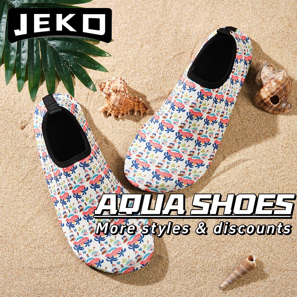 JEKO Aqua Shoes,Soft-Soled Water Shoes,Rubber Beach Shoes For Swimming ...