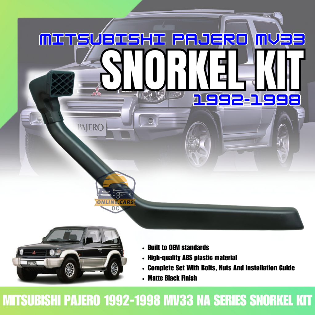 OC SNORKEL AIR INTAKE KIT FOR MITSUBISHI PAJERO JEEP 1992-1998 MV33 ...