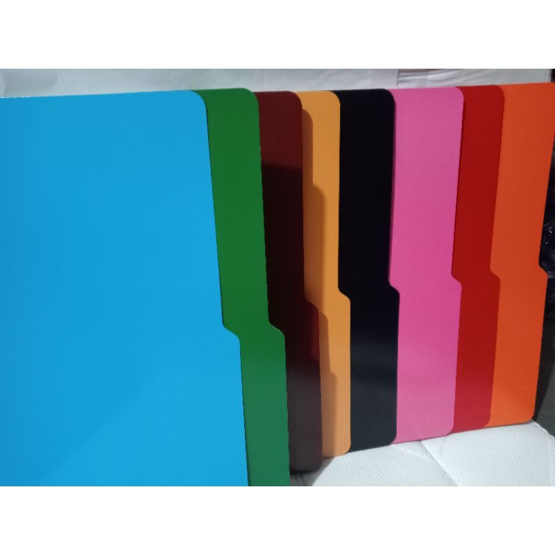 colored folder long document thick (12pcs) | Shopee Philippines