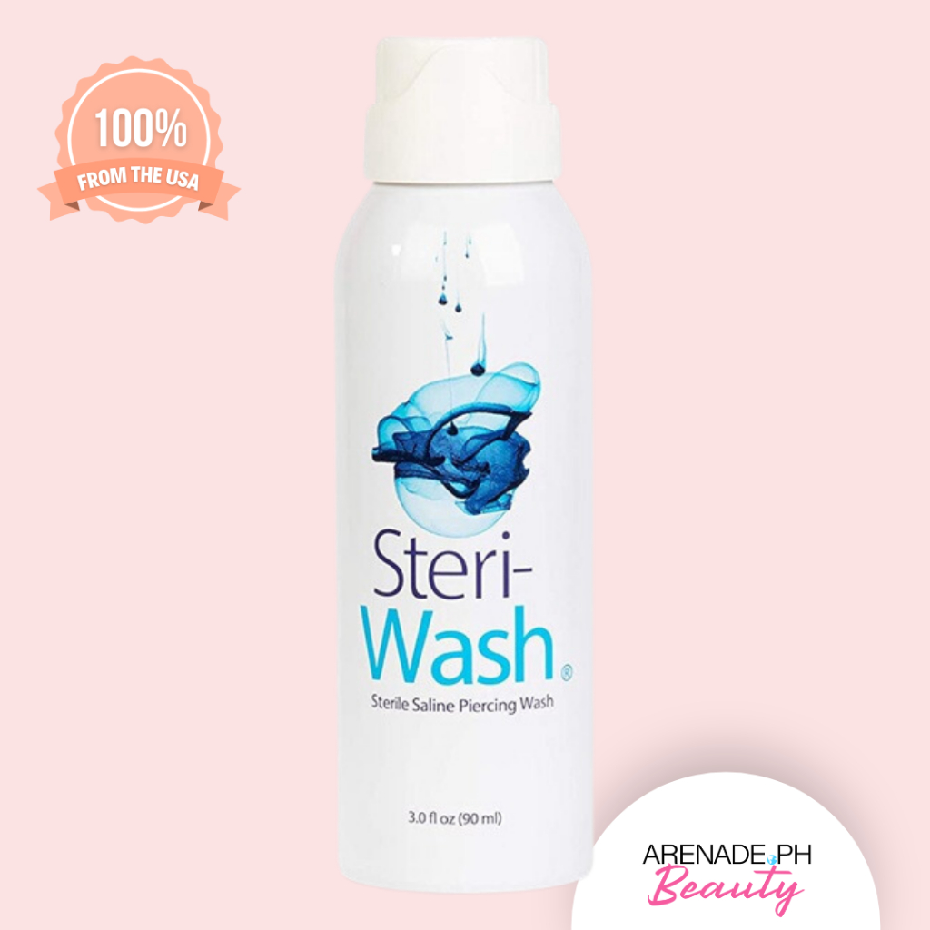 Steri-Wash Sterile Saline Piercing Wash Spray, 3 fl oz / 90 ml | Shopee ...
