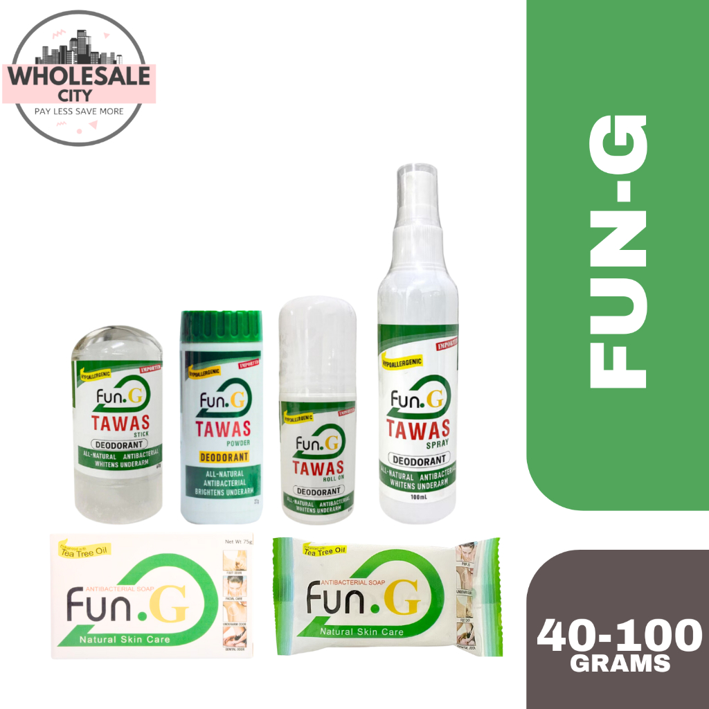 Fun.G Tawas Stick Deodorant Antiperspirant Whitening Underarm | Shopee ...