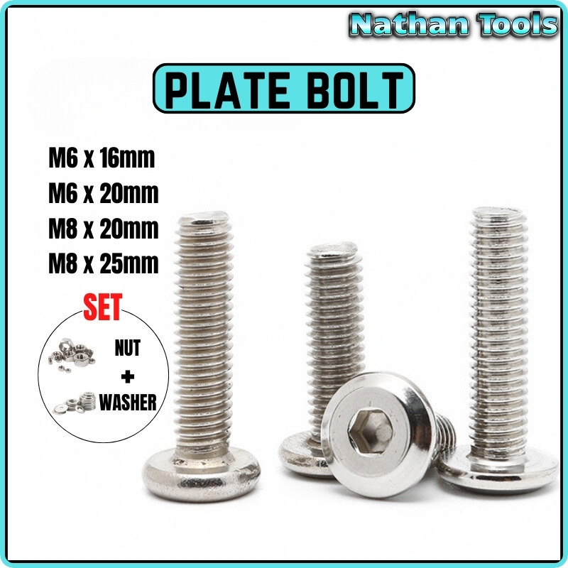 Motorcycle 201 Stainless Bolts 6X16 6X20 8X20 8X25 Body Bolt Disc Bolt ...