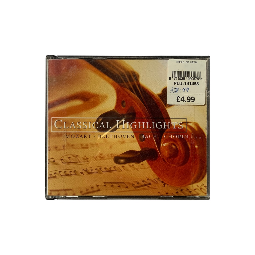 Classical Highlights by Mozart, Beethoven, Bach, Chopin (CD) | Shopee ...