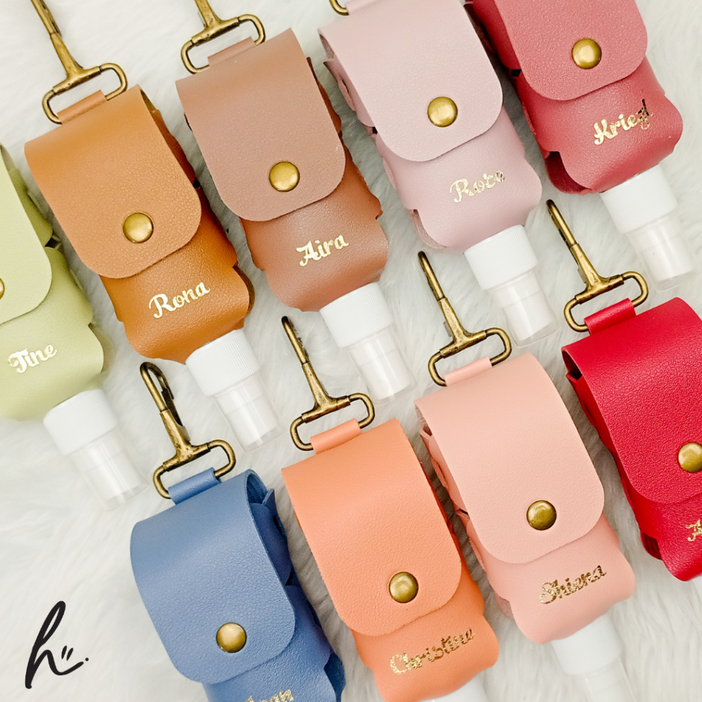 PERSONALIZED/CUSTOM LEATHER ALCOHOL HOLDER FOR GIVEAWAY/SOUVENIR ...