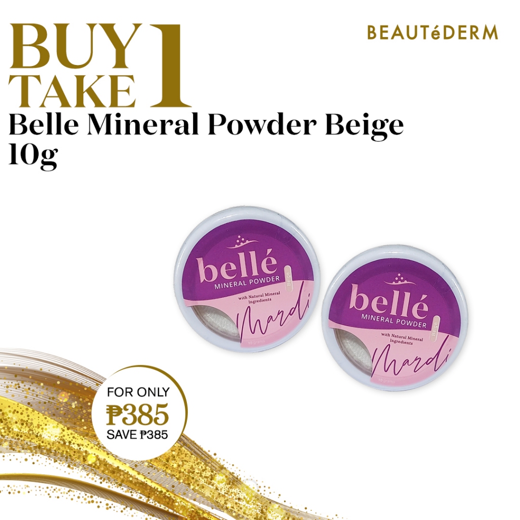 Beautederm Belle Mineral Powder 10g Promo Buy 1 Take 1 | Shopee Philippines