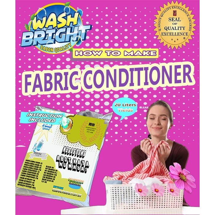 PREMIUM Fabric conditioner kit (makes 20 yields) | Shopee Philippines