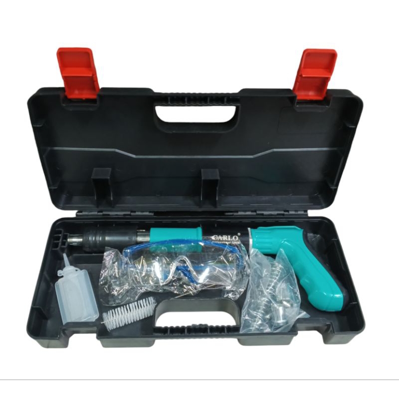 STEEL NAIL GUN WITH SILENCER MANUAL FASTENER SET | Shopee Philippines