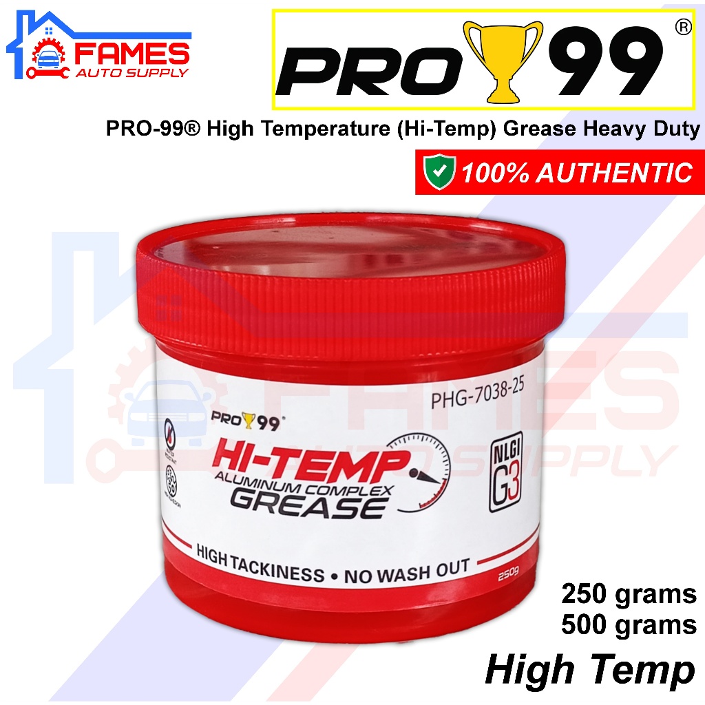 1pc Pro-99 Grease High Temperature Red NGLI G3 - ( 250g / 500g ...