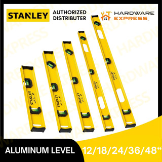 STANLEY Aluminum Level Bar 12" (42-072) 18" (42-073) 24" (42-074) 36 ...