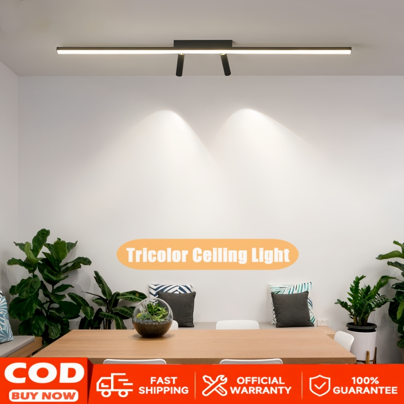 Modern Tri color Spotlights Chandelier Counter Ceiling Light for Living ...