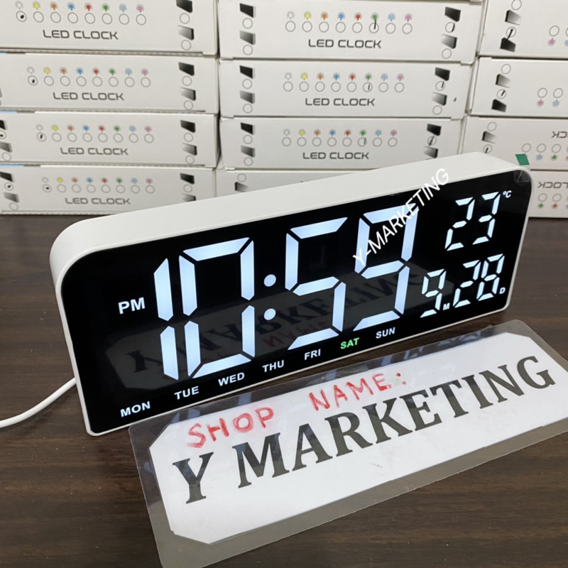 (707) LED Digital Wall Hang And Display Stand Clock With Timer ...