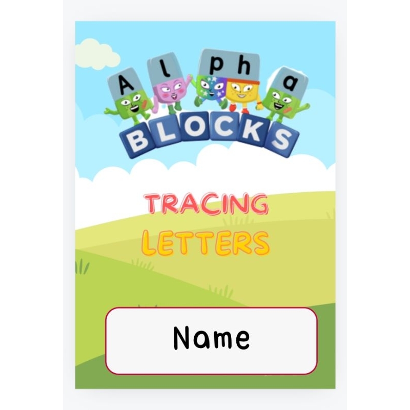 alphablocks tracing notebook for kids activity book for kids | Shopee ...