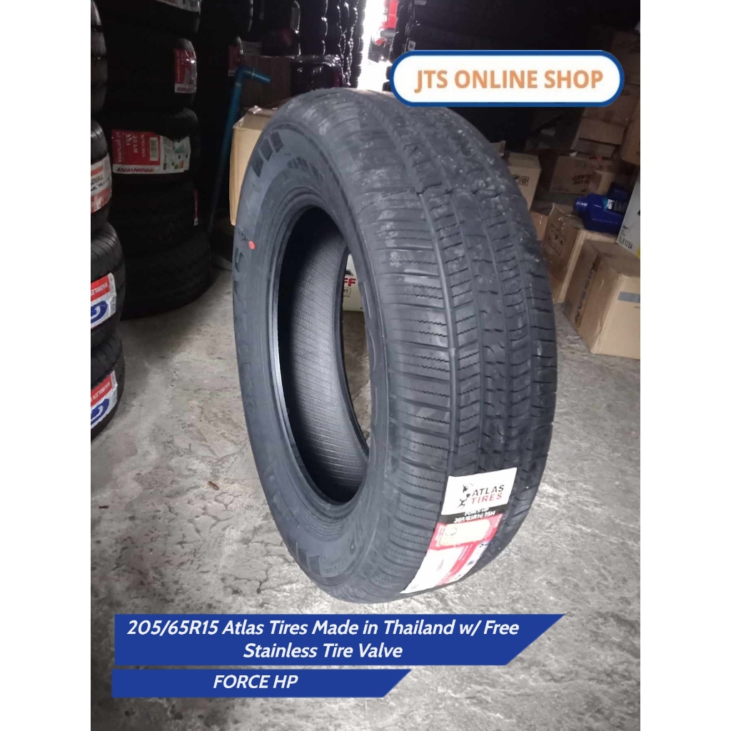 205/65R15 Atlas Tires Made in Thailand w/ Free Stainless Tire Valve | Shopee Philippines