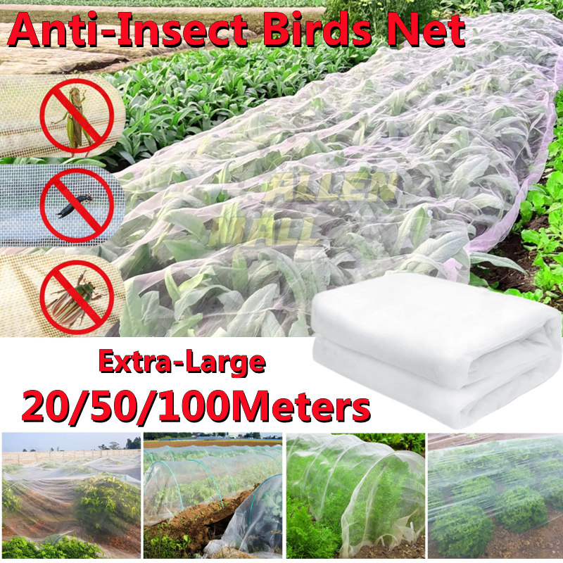 Extra-Large Anti-Insect Bird Fine Net For Farm Garden Plant Covers ...
