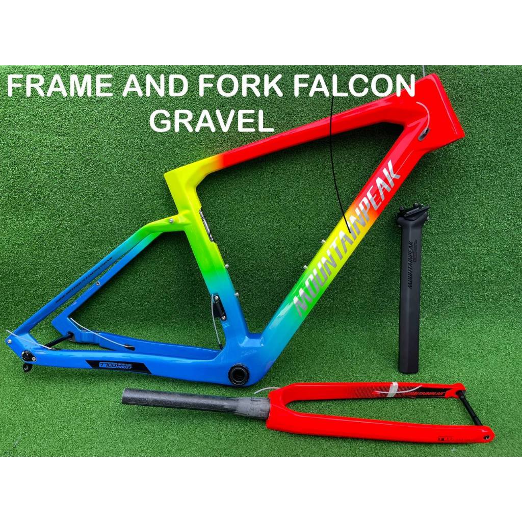 BIKEBEAST Frame Mountainpeak Falcon Gravel with Fork 700c | Shopee ...