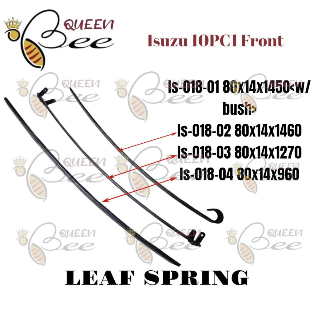 UP-LUC Leaf Spring Molye for Isuzu 10PC1 Front sizes available | Shopee ...