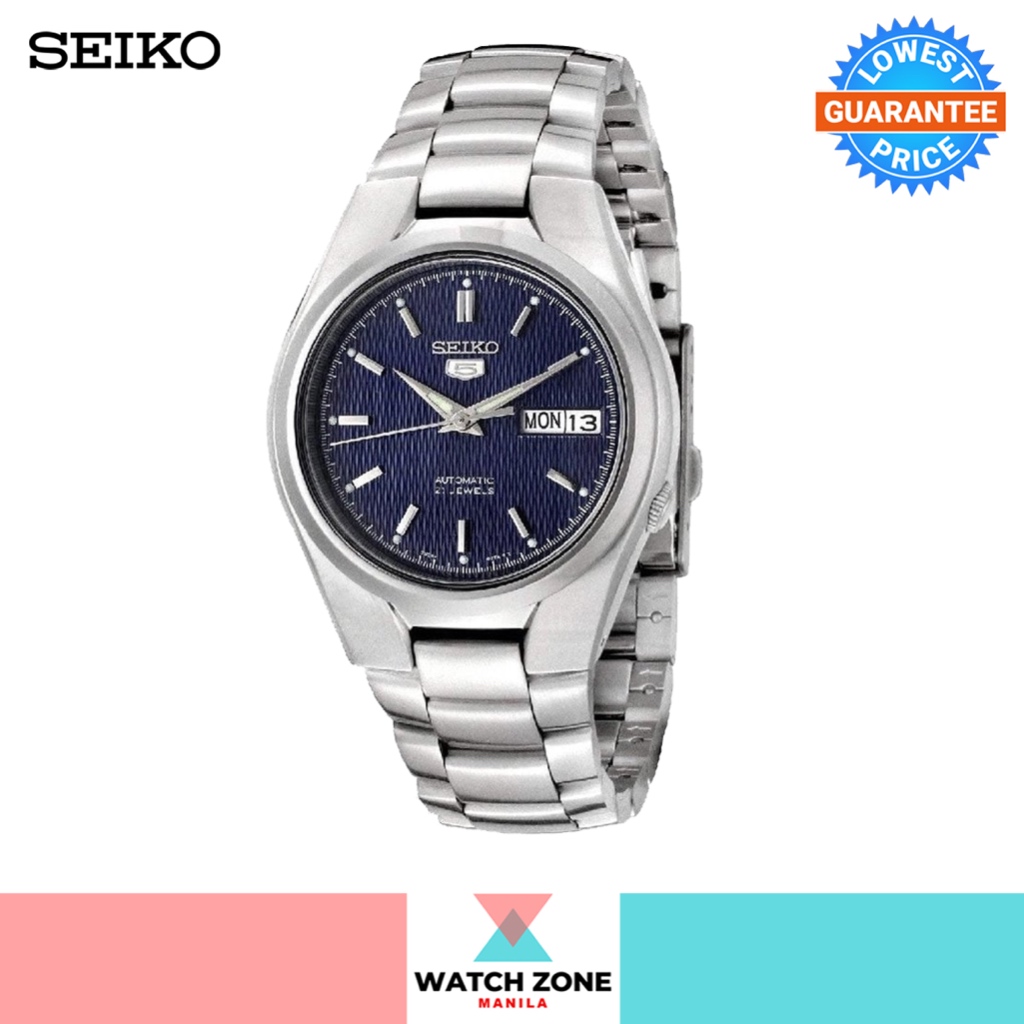 Seiko 5 SNK603K1 Blue Dial Stainless Steel Strap Men's Automatic Watch ...