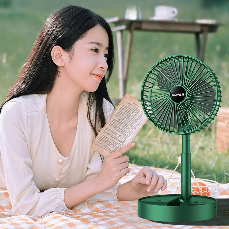 Desktop Folding Fan Small Office Desk 2024 New Home Silent Portable ...