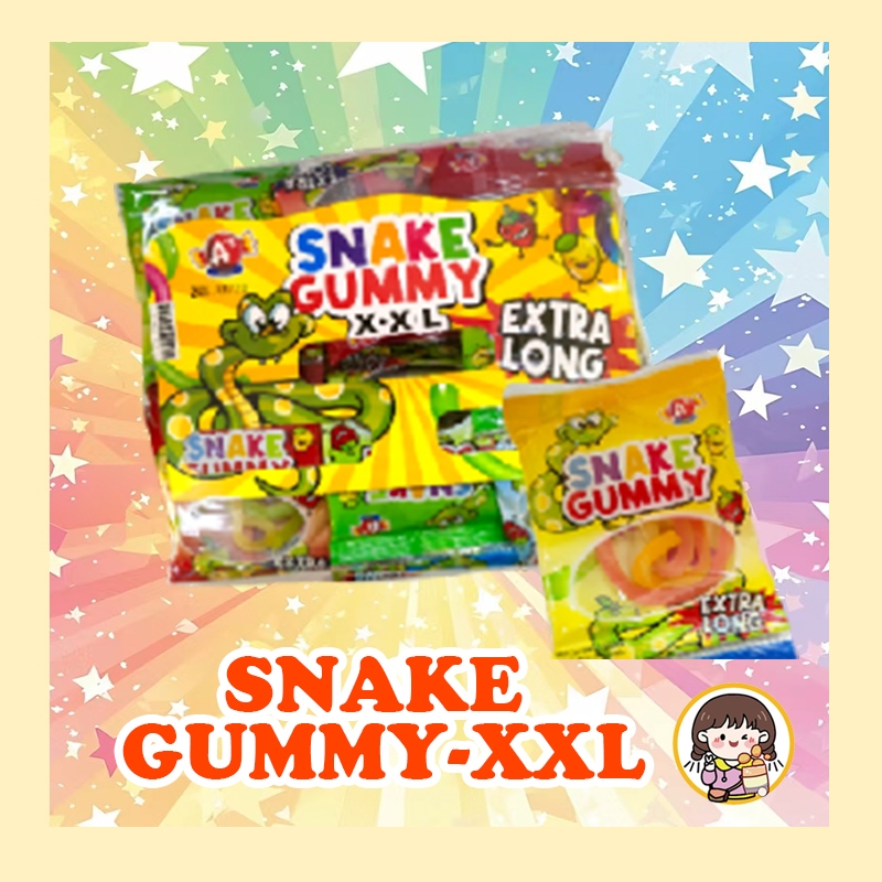 Snake Gummy XXL Extra Long Gummy 30pcs per pack | Shopee Philippines