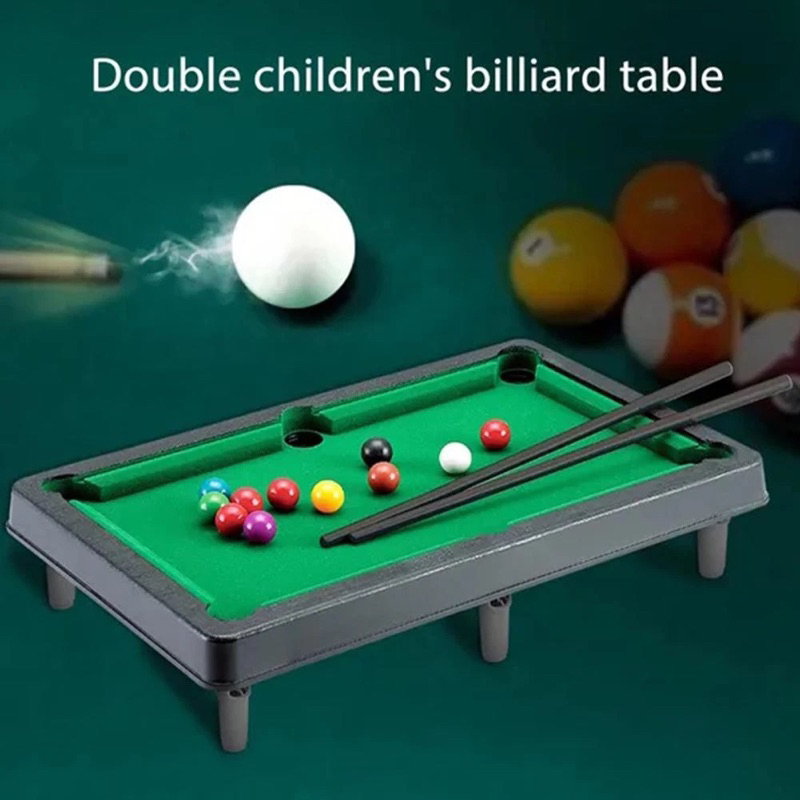Billiard Set Home Cues Pool Mini Mga Table Bata Billiards Party Parent ...