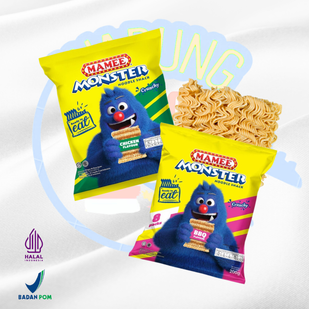 Mamee Monster BBQ Chicken Flavor Malaysian Indonesia Favorite Snack ...