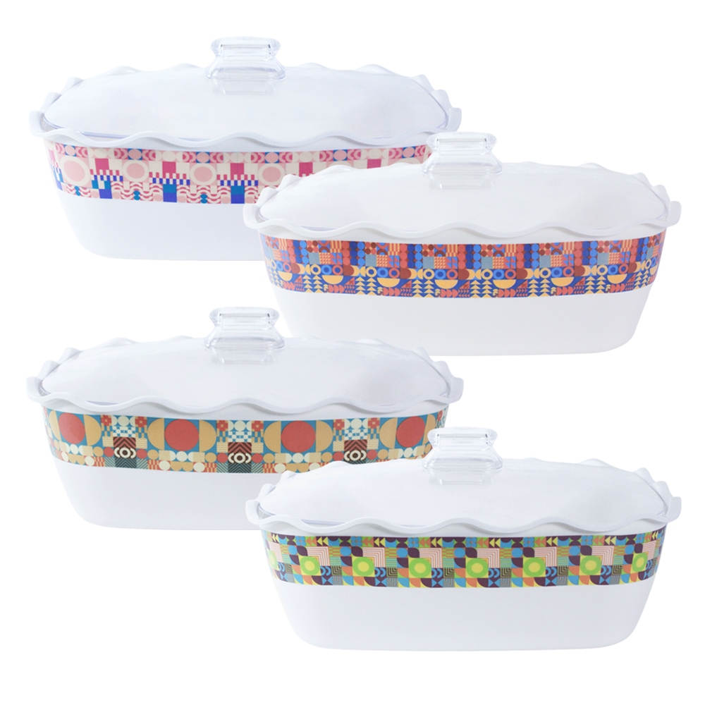 Bestware Rectangular Casserole with Clear Cover | Shopee Philippines