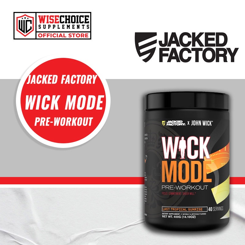 Jacked Factory Wick Mode Pre-Workout 40 Servings | Shopee Philippines