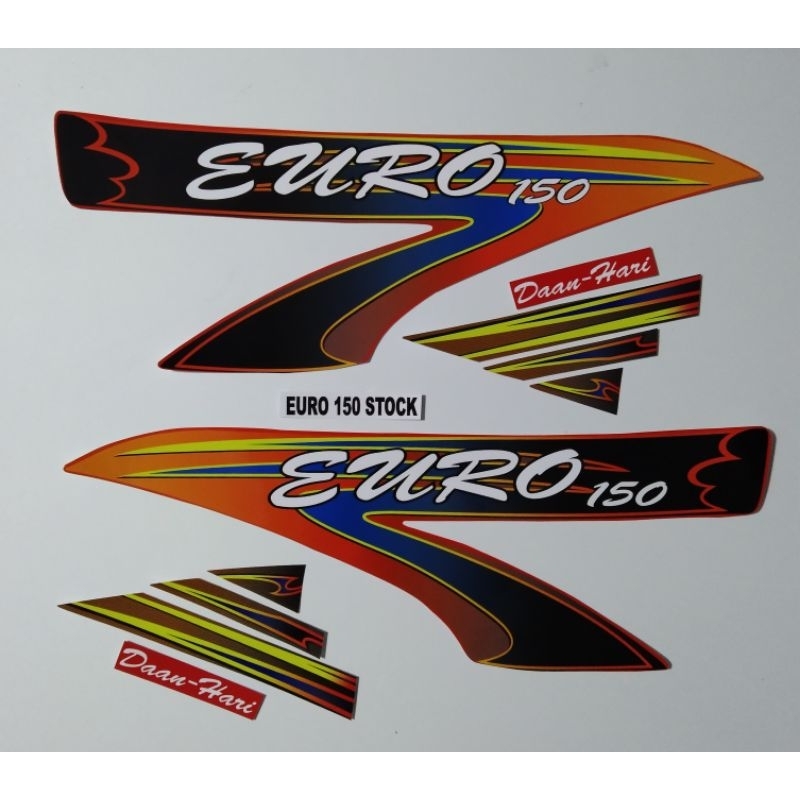 Euro 150 stock decals free random stickers | Shopee Philippines