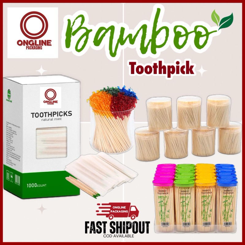 Wooden Bamboo Minted Toothpick | Fruits Cocktail | Shopee Philippines