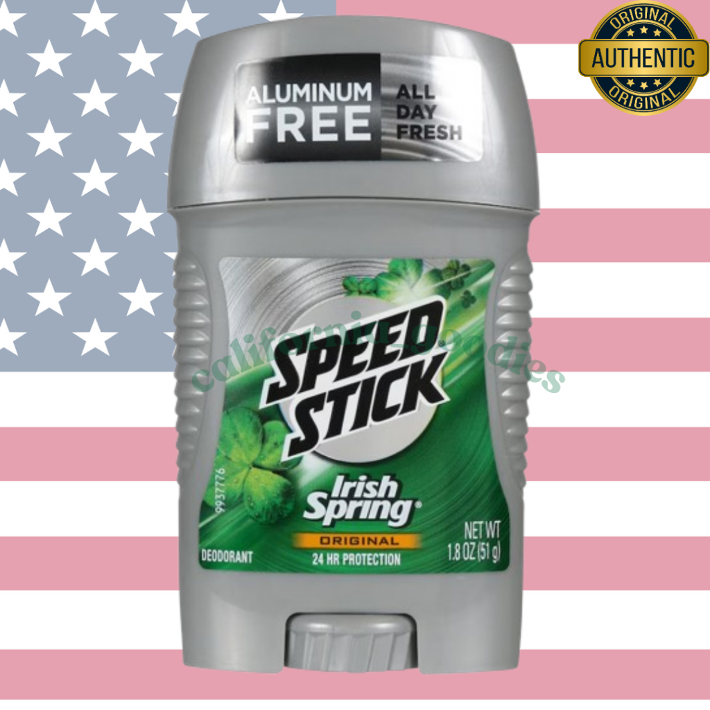 NEW Speed Stick Irish Spring Original 24HR Protection Deodorant for Men ...