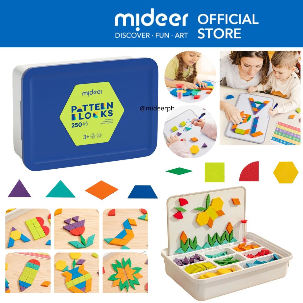 Mideer Magnetic Geometry Blocks by Mideer | Shopee Philippines