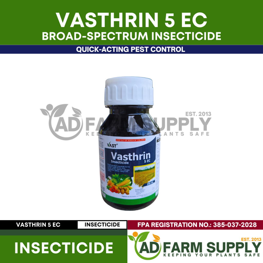 Vasthrin 5 EC - Cypermethrin Broad-Spectrum Insecticide - 250 ml ...
